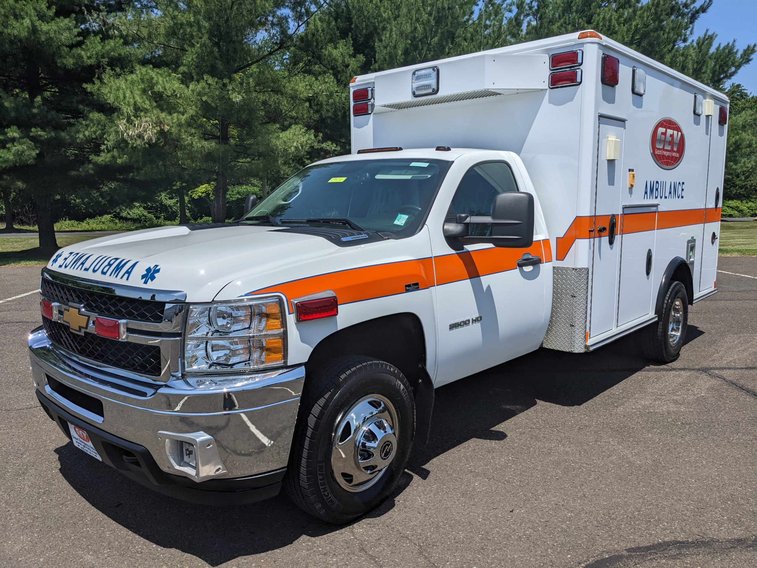 2012 Chevrolet K3500 Type I Ambulance 4×4 – Wheeled Coach – #2572 ...
