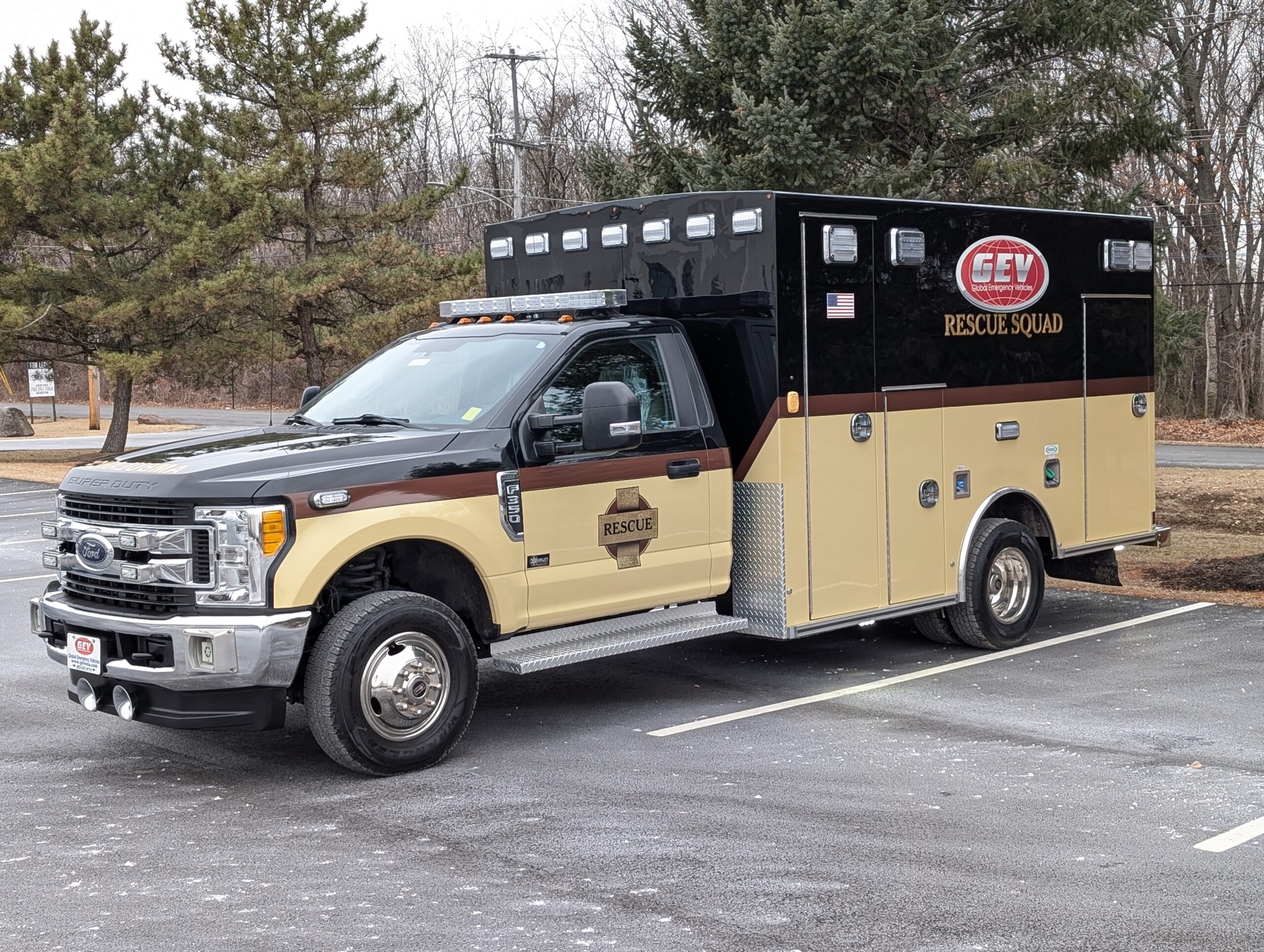 2017 Ford F-350 Type I 4×4-Braun - Ambulance for Sale
